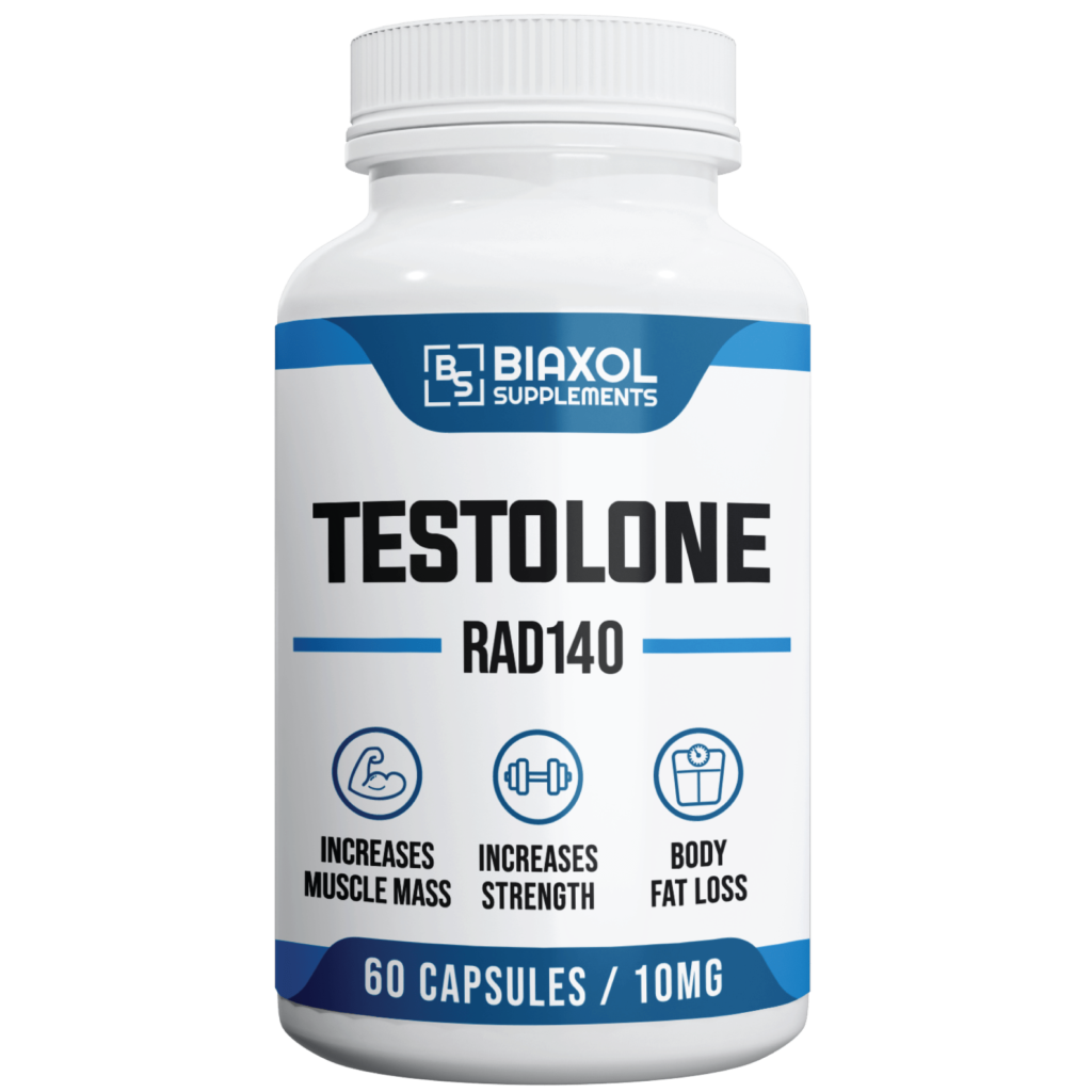 TESTOLONE (RAD140), BIAXOL Supplements, 60 caps, 10 mg each ...